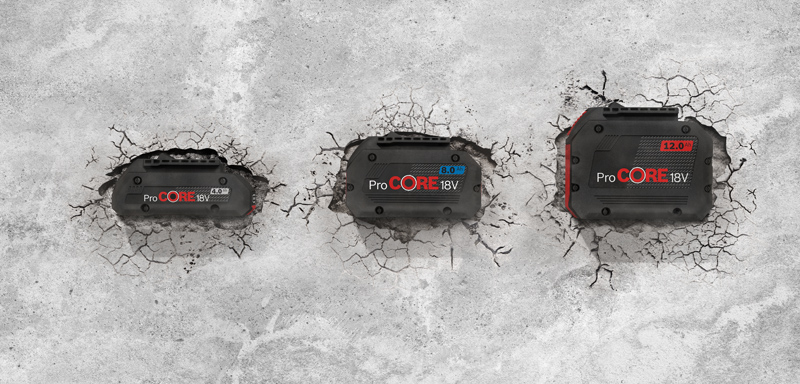 New range of Bosch Professional ProCORE18V batteries - Professional ...