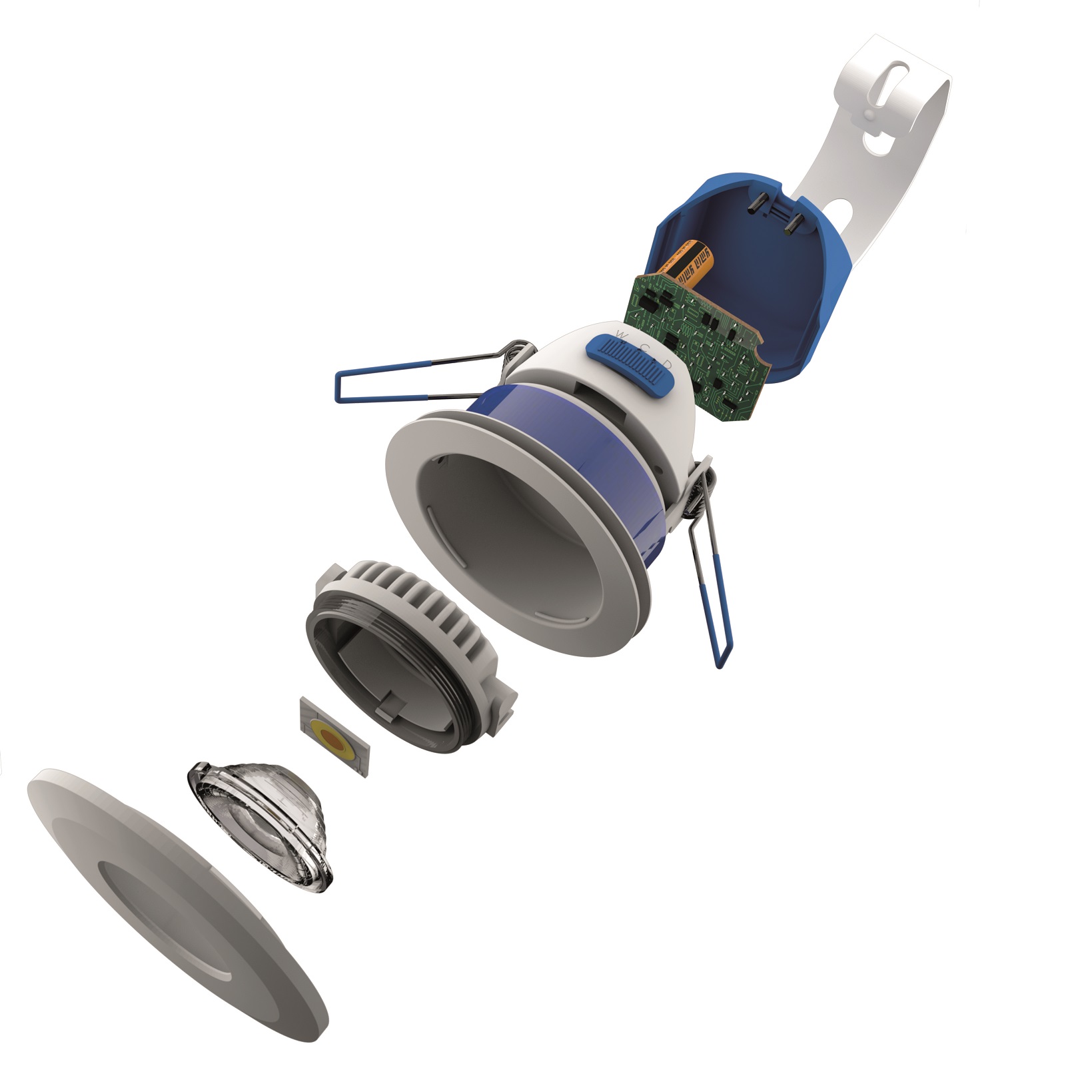 Scolmore downlight Exploded view 6 - Professional Electrician