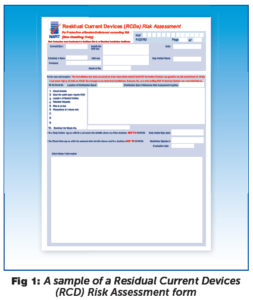 RCD risk assessments explained | NAPIT - Professional Electrician