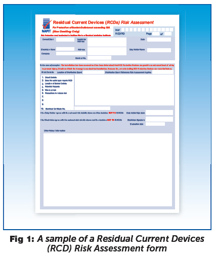 RCD risk assessments explained | NAPIT - Professional Electrician