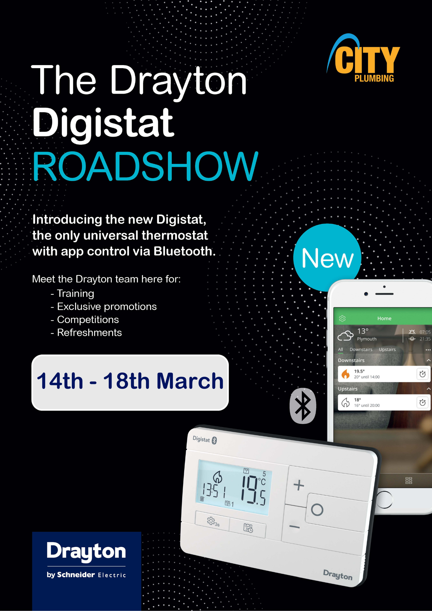 Join Drayton on their Digistat Roadshow - Professional Electrician