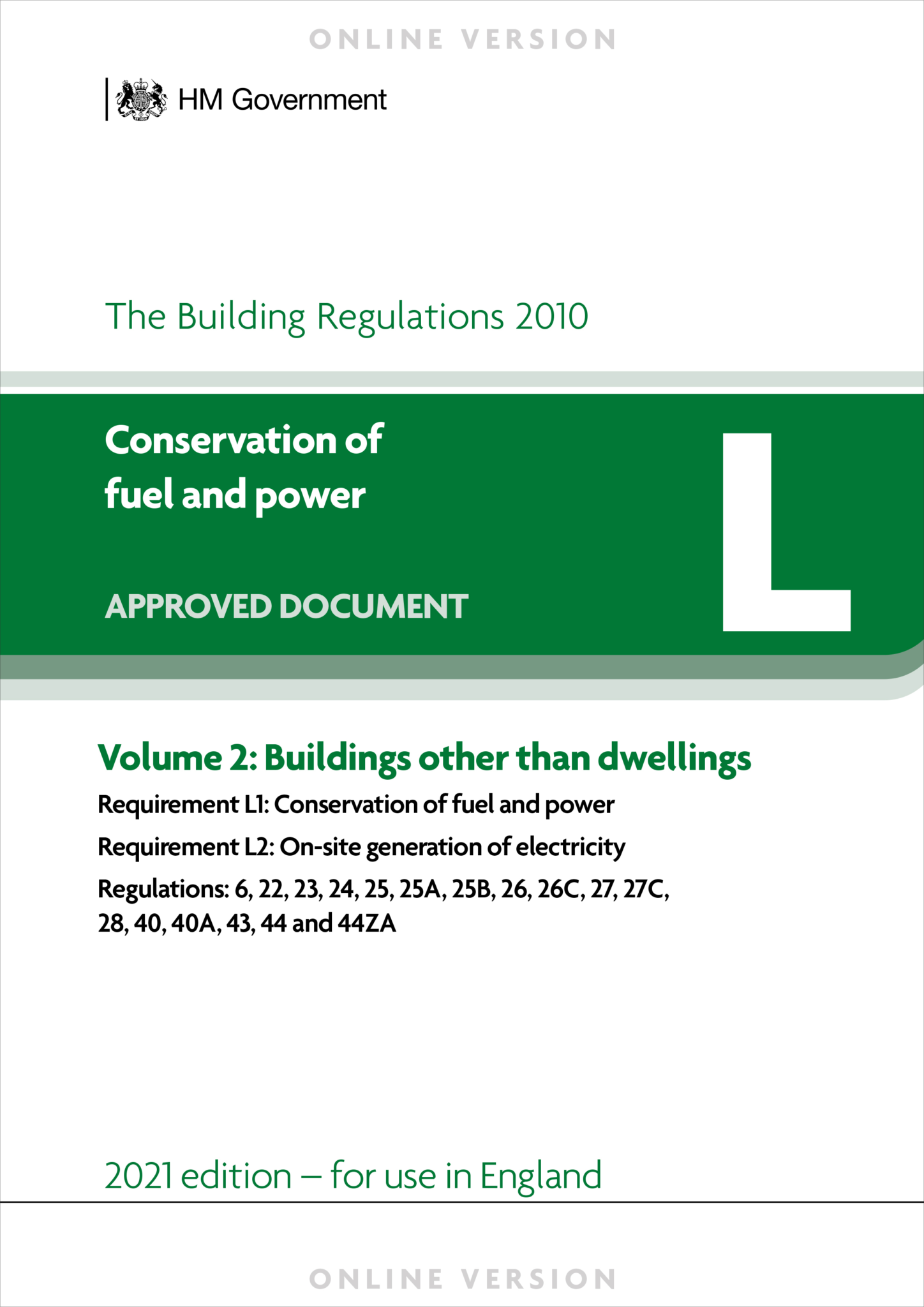 Changes to Part L Building Regulations - how to ensure lighting ...