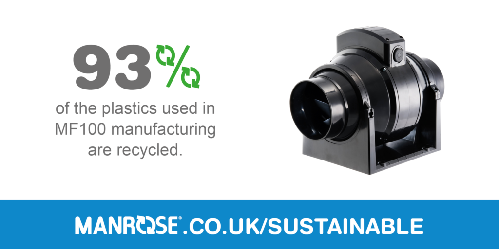 Manrose helps make ventilation sustainable - Professional Electrician