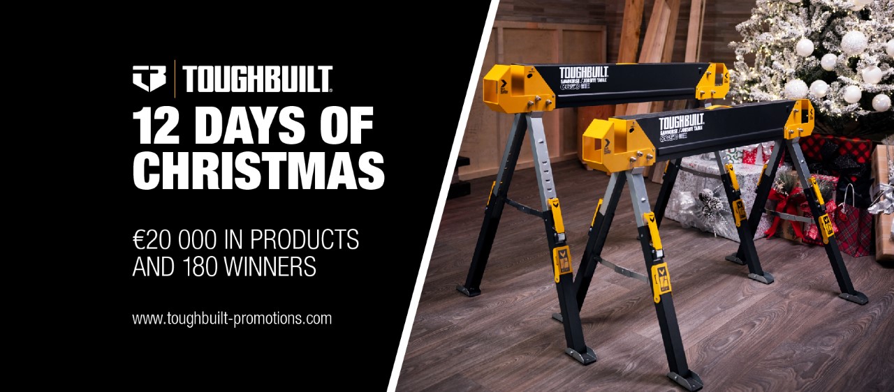 ToughBuilt confirms €20,000 Christmas giveaway - Professional Electrician