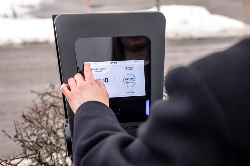 CTEK launches CC3i touchscreen EV charger - Professional Electrician