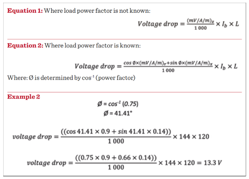 Impedance and its impact on voltage-drop in cables - Professional ...