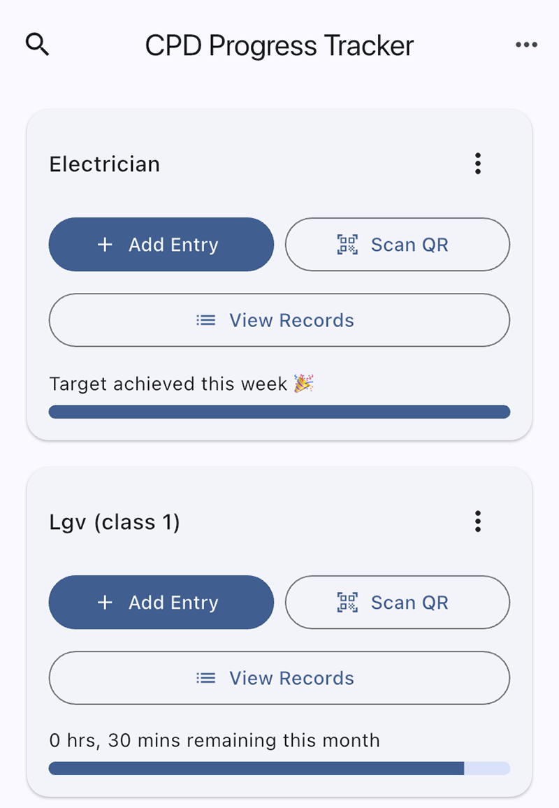How Electrician Ben Baker has developed a solution to logging CPD.